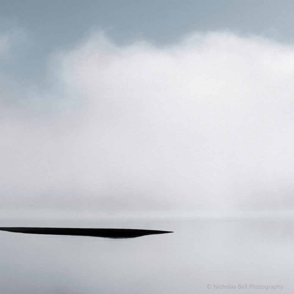 Lake Island - original photography print, landscape, minimalist ...