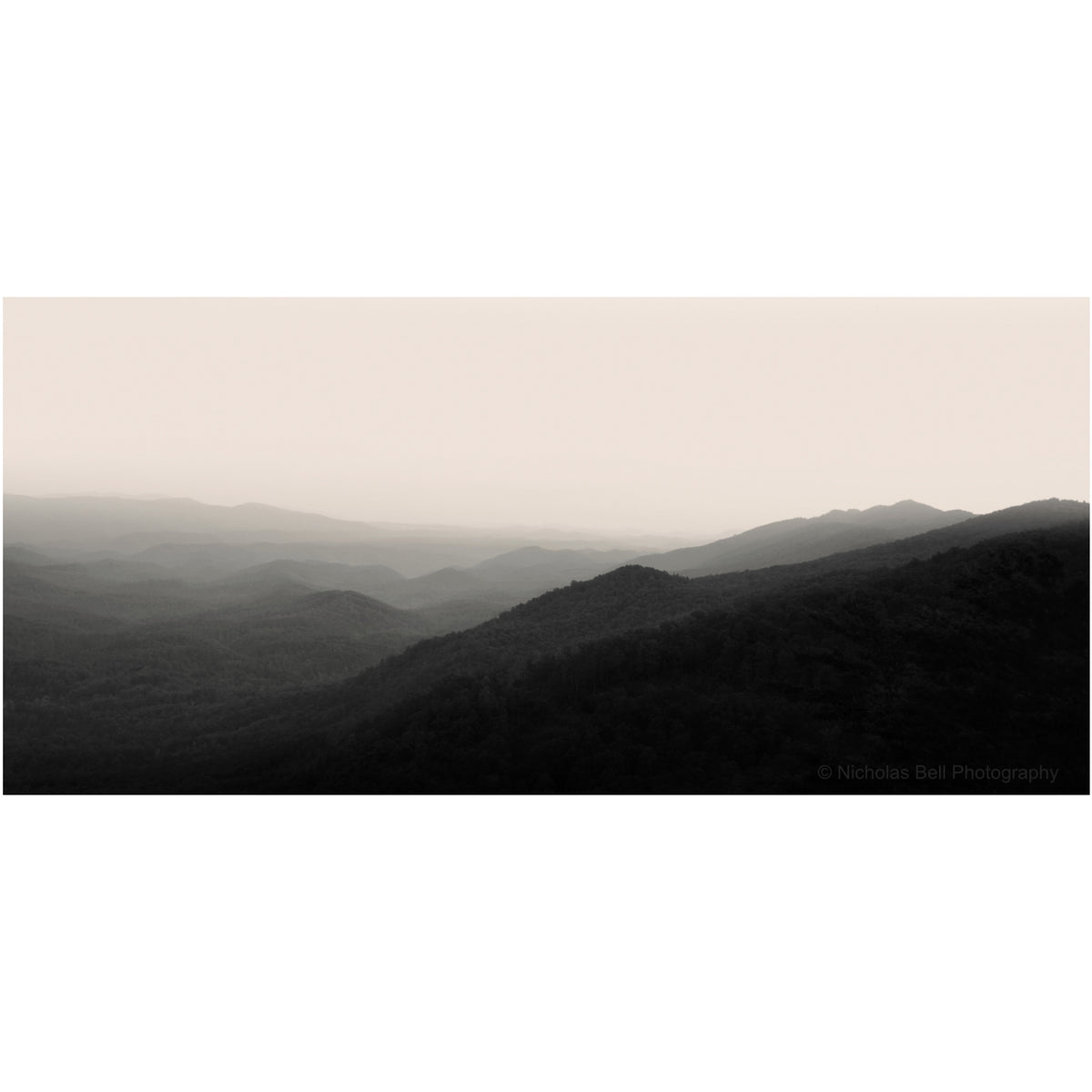 Smoky Mountains, Vista No. 2 landscape photography print, original ...
